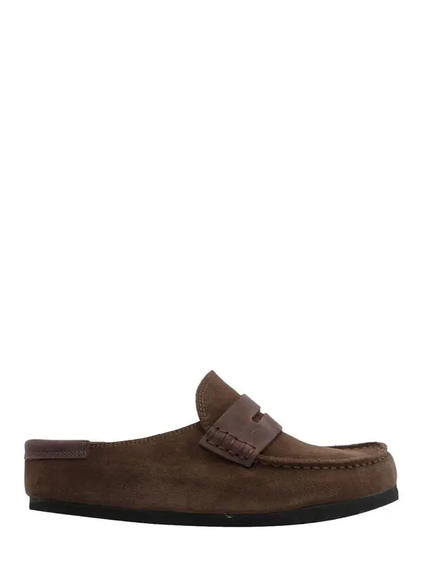 BIRKENSTOCK Suede Mules - Brown