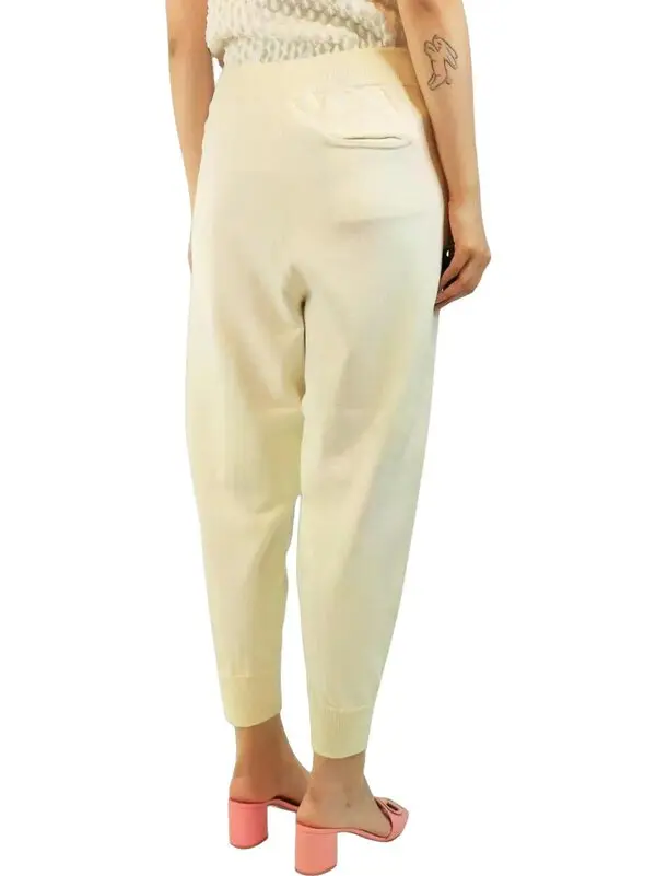 Vince Cream Drawstring Cuffed Track Pants - Neutrals