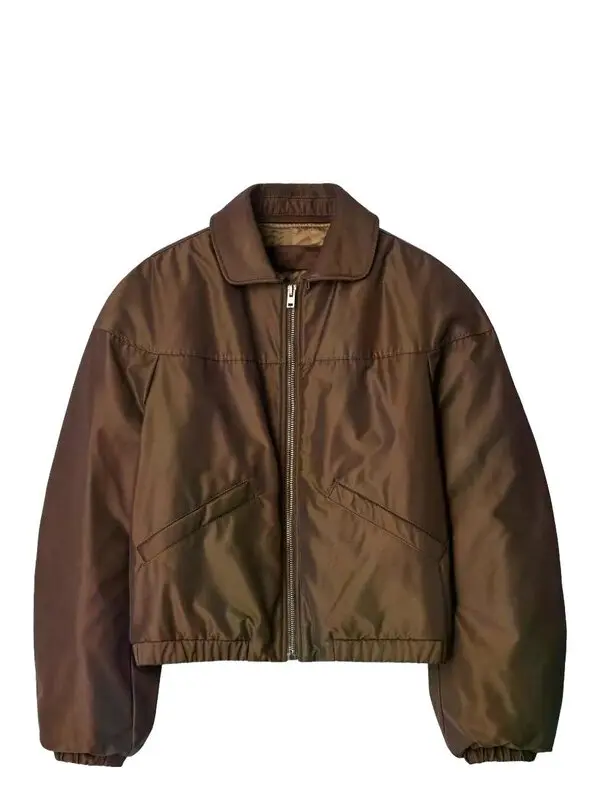 LEMAIRE Quilted Blouson - Brown