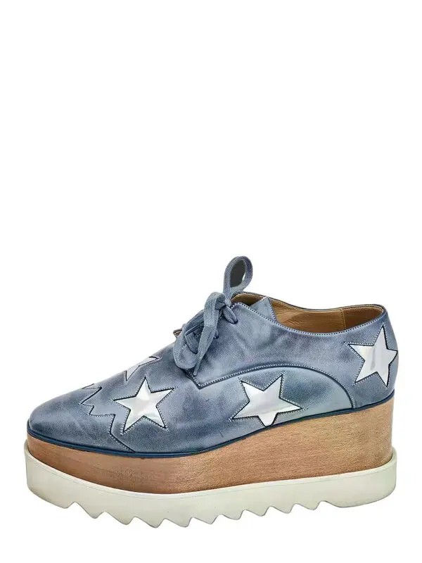Stella McCartney Elyse Star Platform Sneakers - Blue