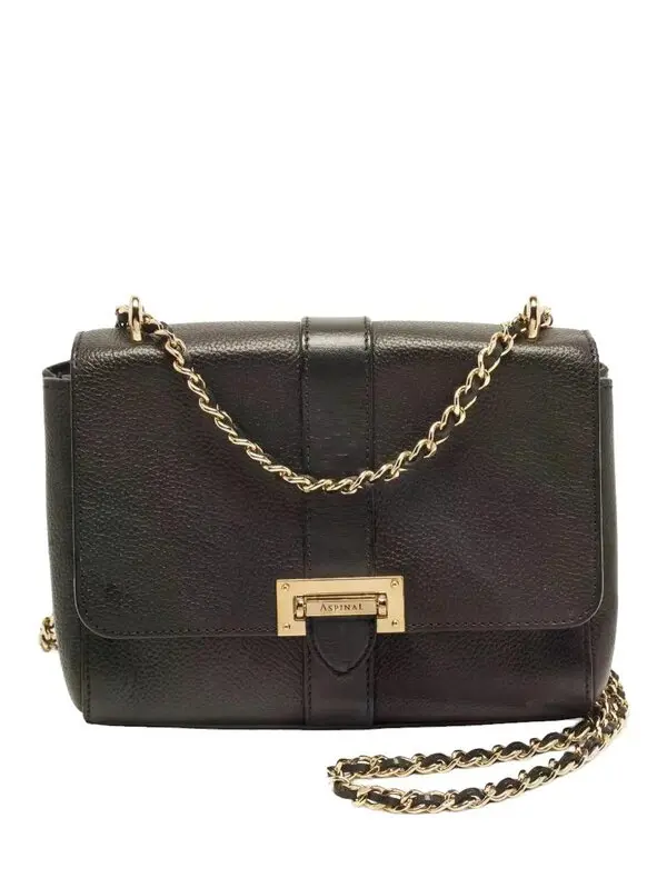 ASPINAL OF LONDON Small Lottie Shoulder Bag - Black