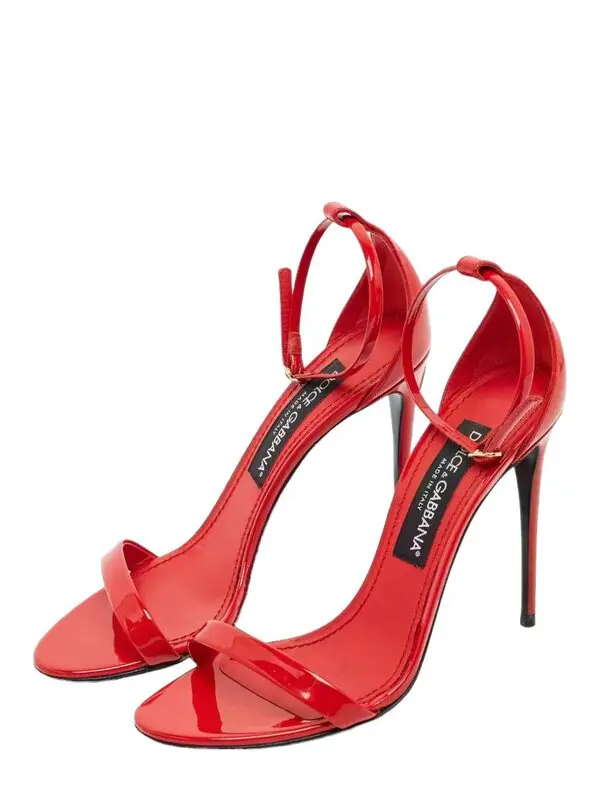 Dolce & Gabbana Keira Ankle-strap Sandals - Red
