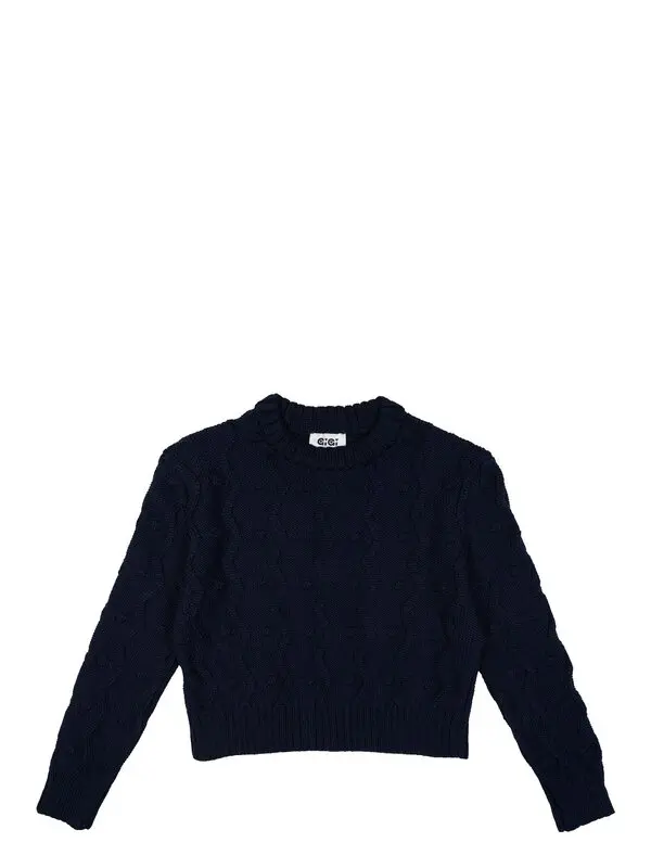 GIGI KNITWEAR Bubble Sweater - Blue
