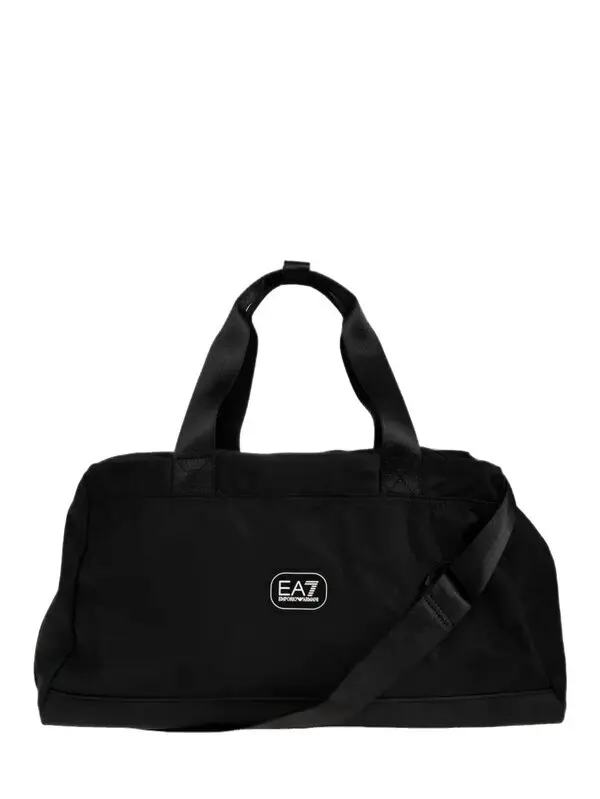 EA7 Logo Patch Holdall - Black