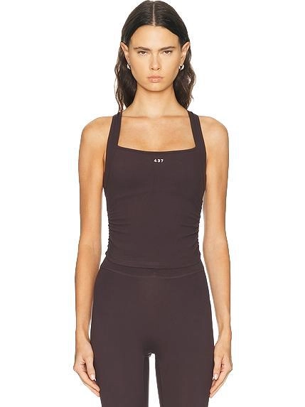 437 The Sculpt Tank Top - Espresso