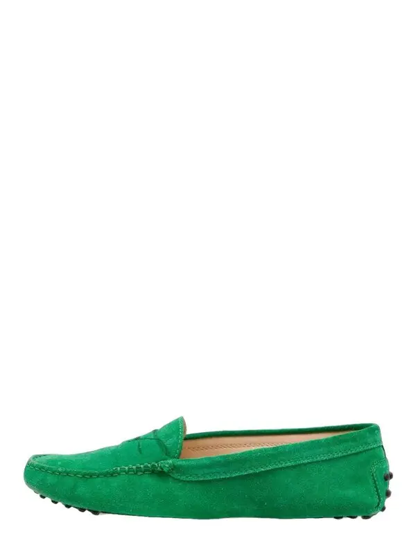 TOD'S Suede Loafers - Green