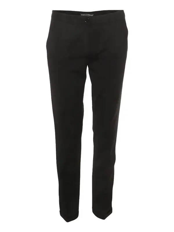 Dolce & Gabbana Belt-loop Pocket Trousers - Black