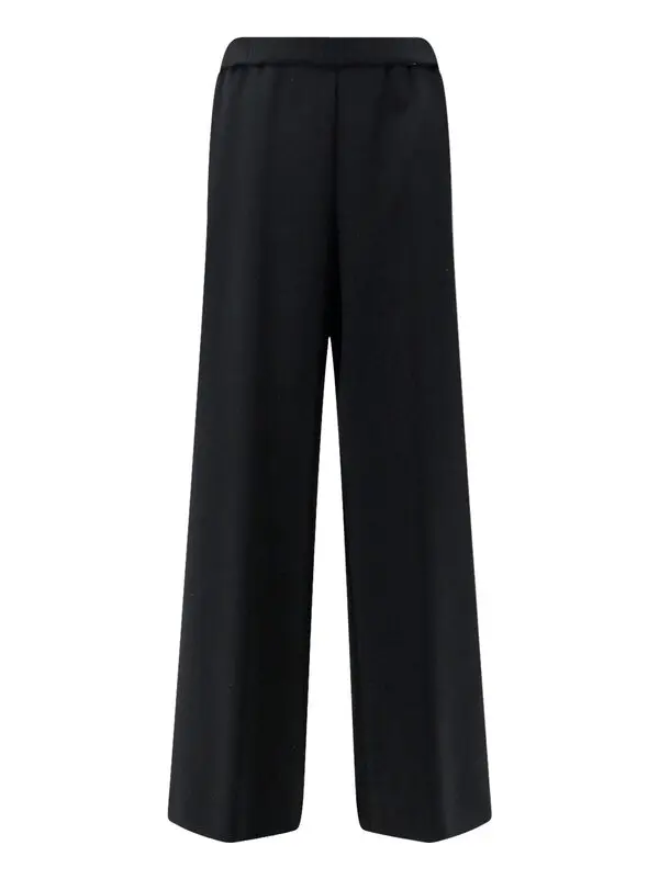 Aspesi Wide Leg Trousers - Black
