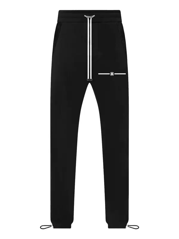 Amiri Logo-print Cotton Track Pants - Black
