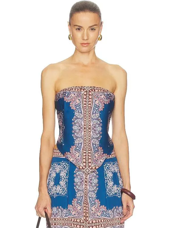 Misa X Revolve Mae Top In . Also - Blue