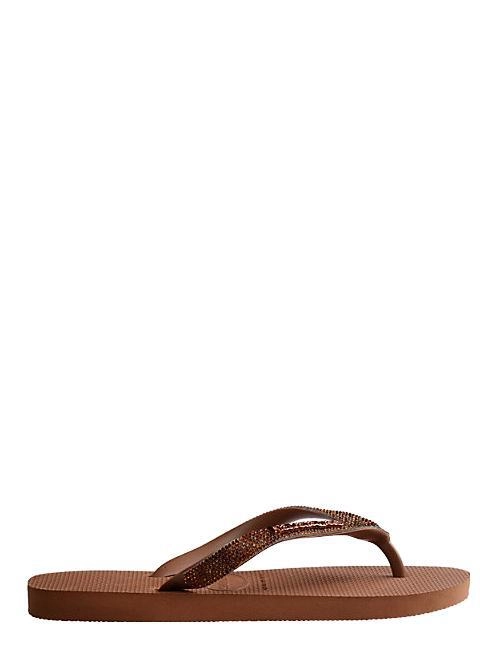 Havaianas Top Glitter Rubber Flip-flops - Rust