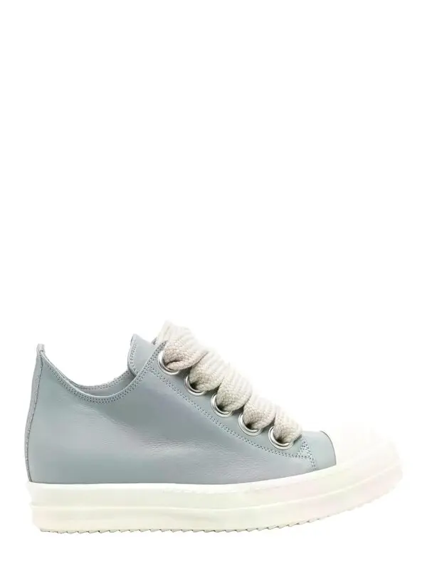 Rick Owens Jumbolaced Calf Leather Sneakers - Blue