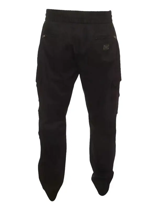 Dolce & Gabbana Cropped Cargo Pants - Black