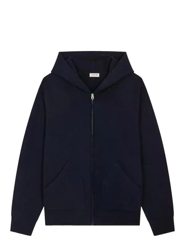FURSAC Zip-up Hooded Cardigan - Blue