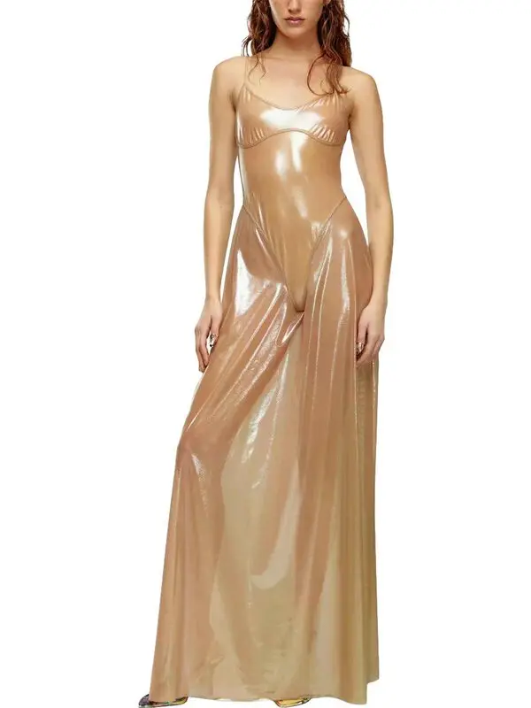 DIESEL® D-rooney Metallic Dress - Neutrals