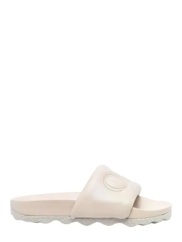 Off-White Bookish Sponge Logo-embroidered Slides - Neutrals
