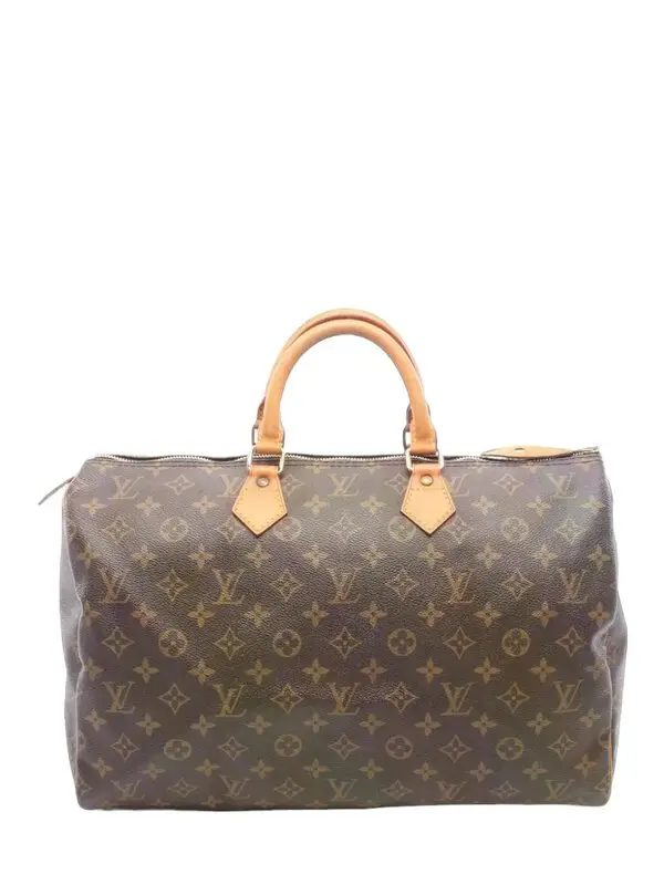 LOUIS VUITTON 1992 40 Monogram Speedy Holdall - Brown