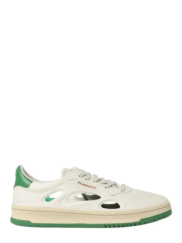 FOAMERS Cut-out Trainers - Green