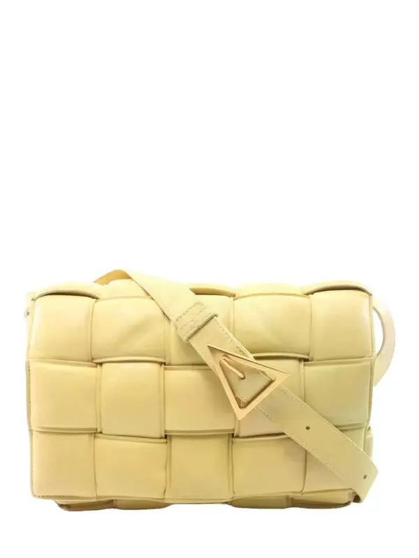 Bottega Veneta Padded Cassette Shoulder Bag - Yellow