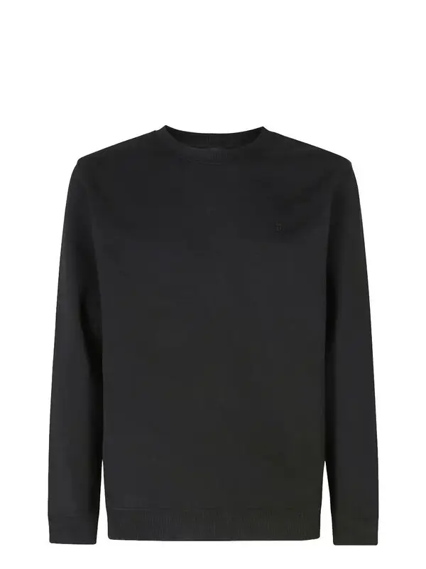 DONDUP Cotton Crew Neck Sweatshirt - Black