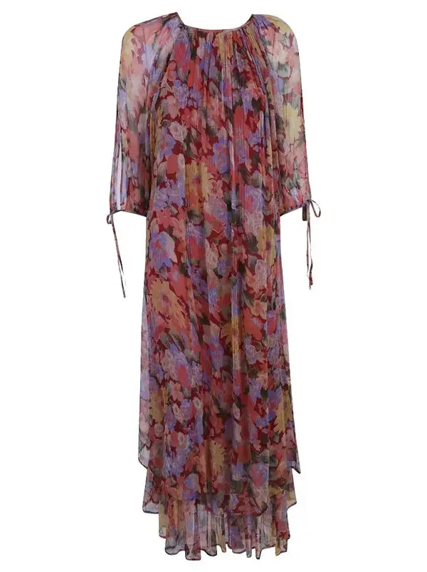 Rixo Hayden Chelsea Floral-print Dress - Red