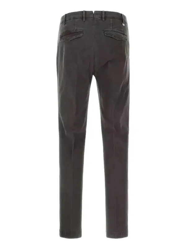 PT TORINO Belt-loop Washed Trousers - Grey