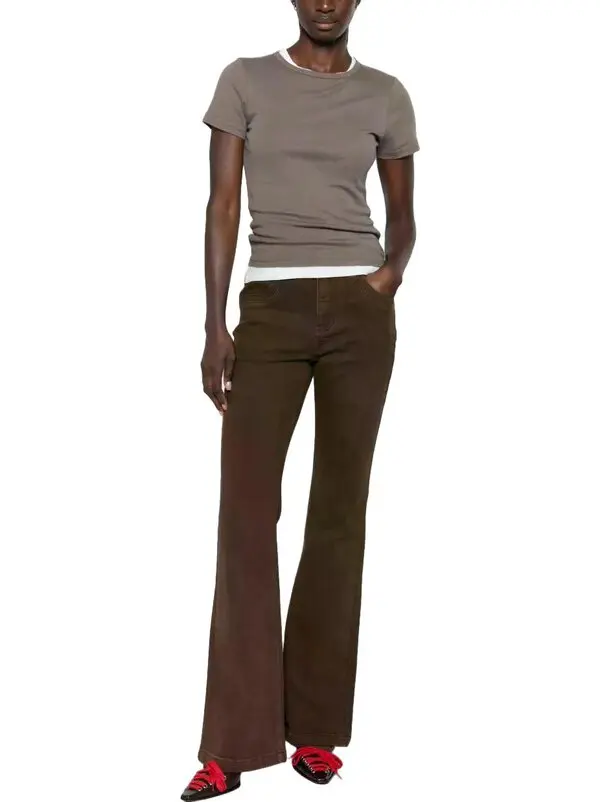 ELEH Wide-leg Jeans - Brown