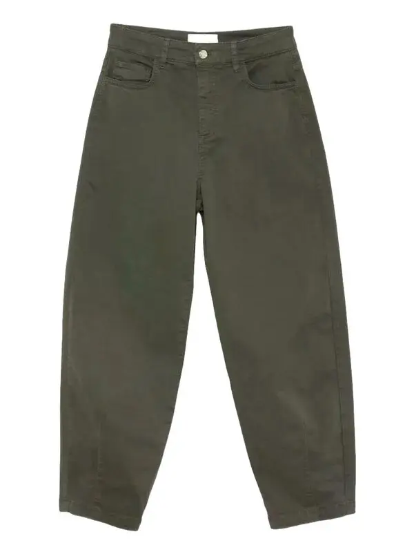 I BLUES Tailored Straight-leg Trousers - Green