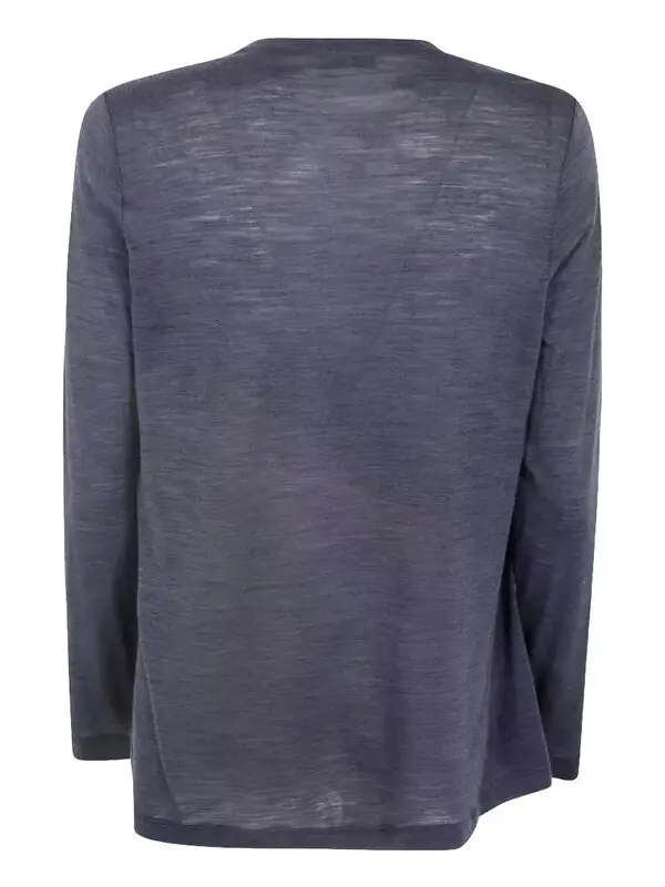 WHYCI Long-sleeve T-shirt With Satin Finish - Grey