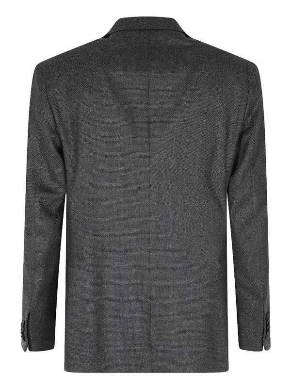 Tagliatore Double-breasted Peak-lapel Blazer - Grey