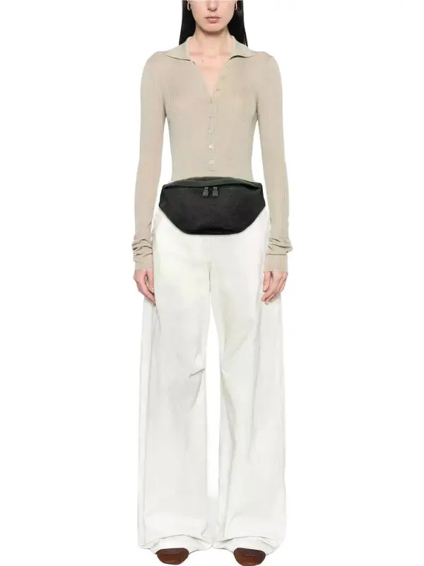 LOUIS VUITTON Monogram Shadow Discovery Belt Bag - Black
