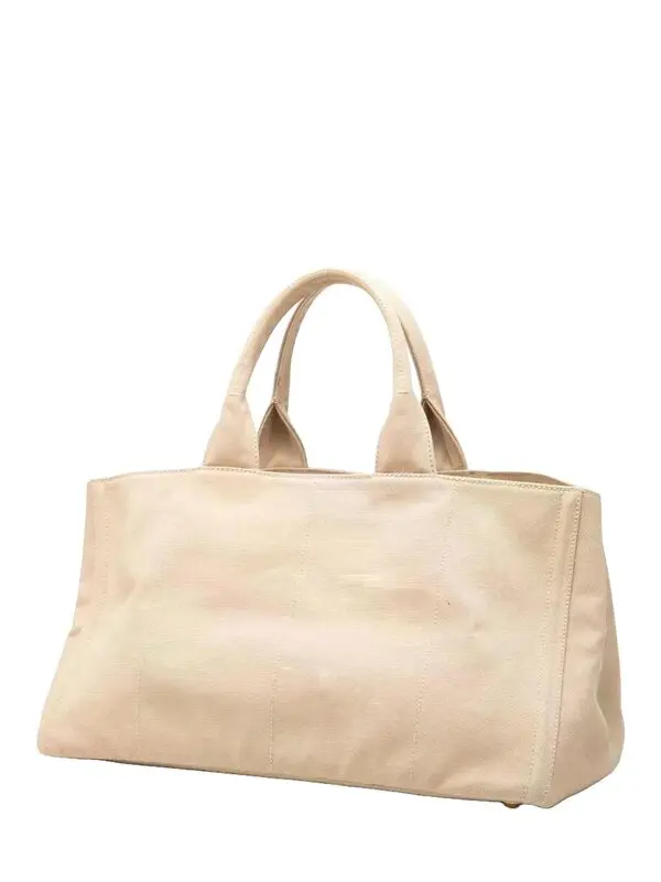 Prada Canvas Canapa Bijoux Satchel - Neutrals