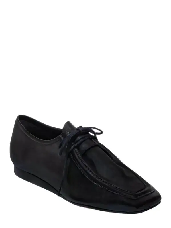 Bernardo Tate Square-toe Derby Shoes - Black
