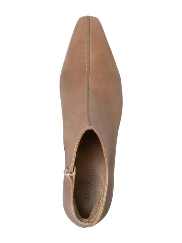 Bernardo Everett Square-toe Ankle Boots - Neutrals