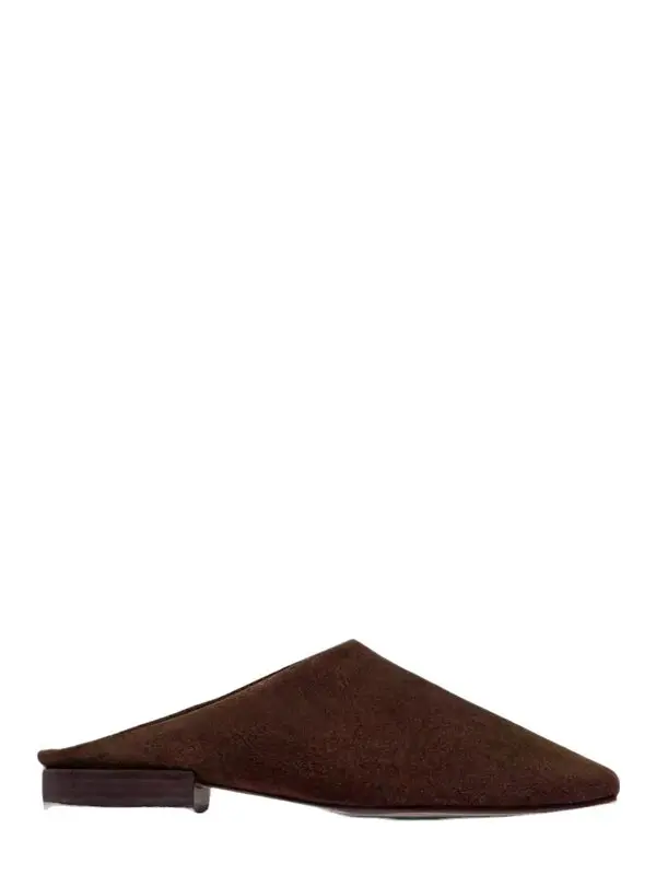 Bernardo Porto Square-toe Mules - Brown