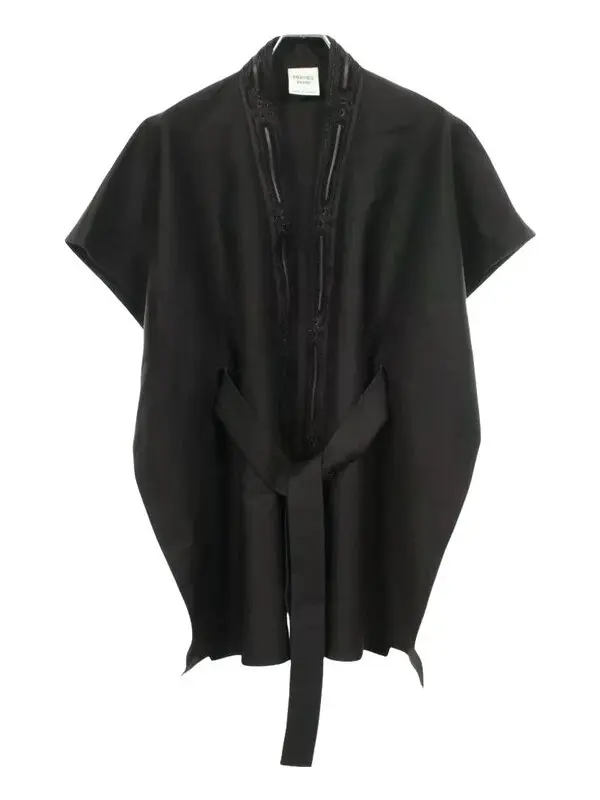 Hermès Bead-embroidered Waistcoat - Black