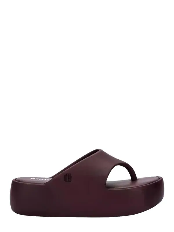 Melissa Free Platform Thong Sandals - Red
