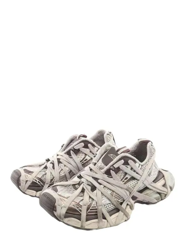 Balenciaga 2000s 3xl Extreme Lace-up Sneakers - Brown