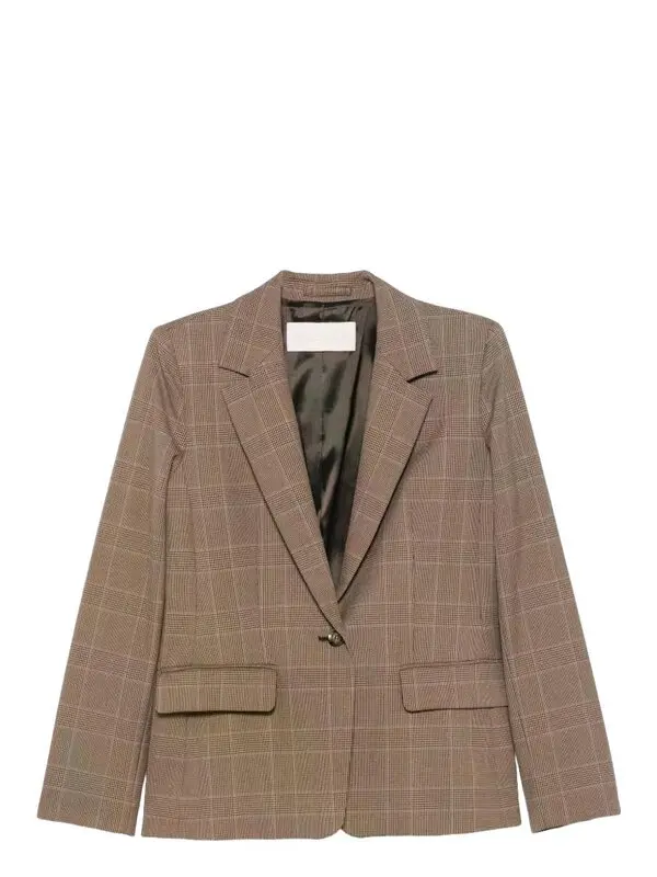 I BLUES Prince Of Wales Check Blazer - Brown