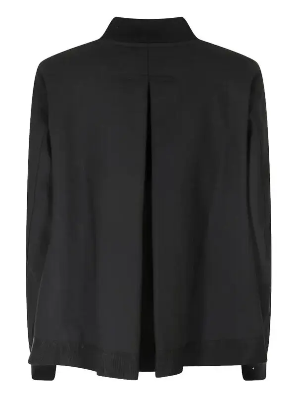 SEMICOUTURE Ariella Zip-fastening Bomber Jacket - Black