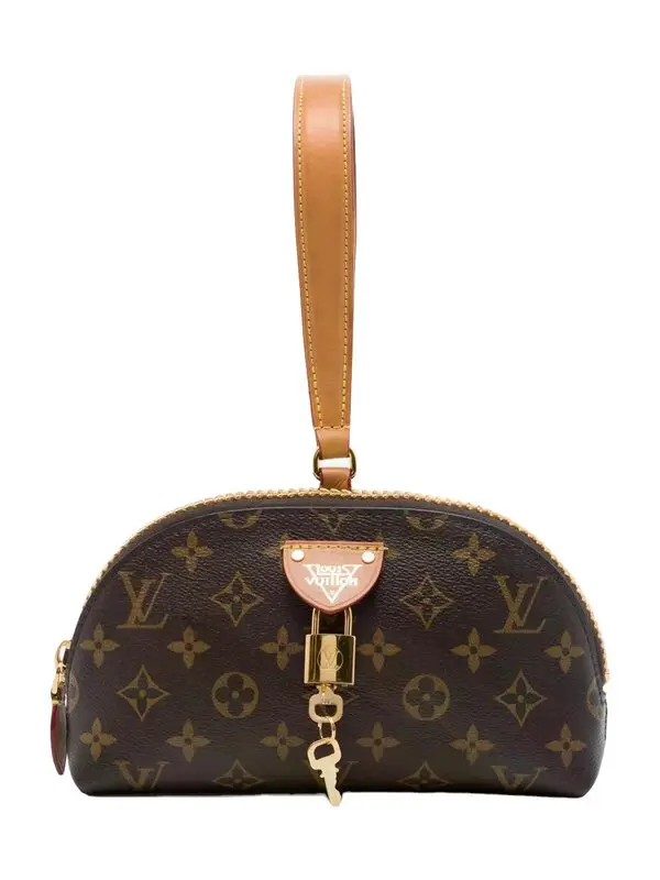 LOUIS VUITTON Monogram Moon Pochette Clutch Bag - Brown