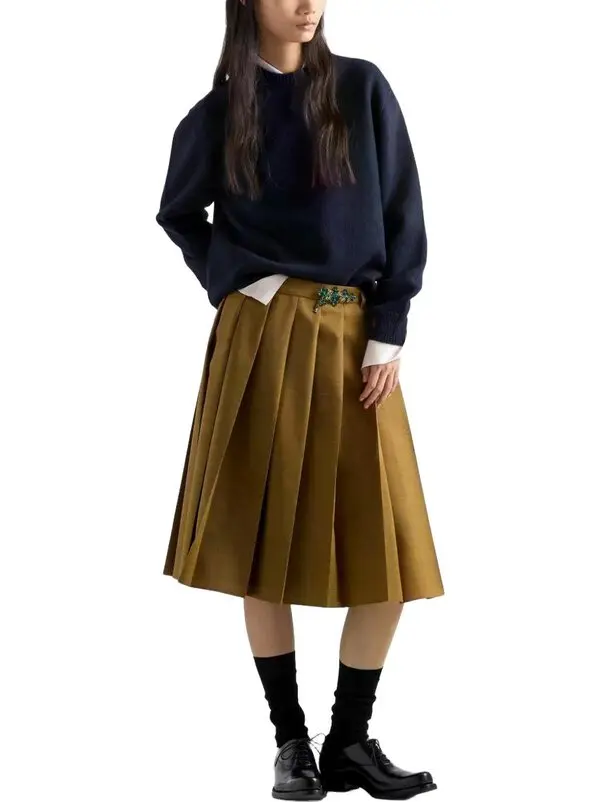 Prada Elbow-patch Sweater - Blue