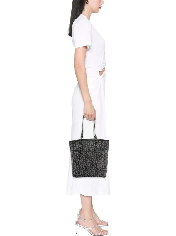 Dior Trotter Canvas Tote Bag - Blue