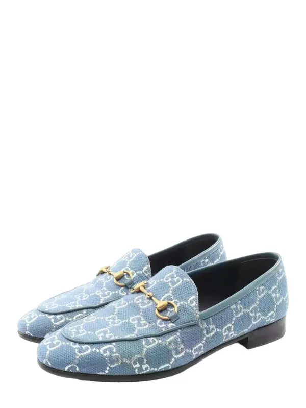 Gucci Gg Horsebit Loafers - Blue