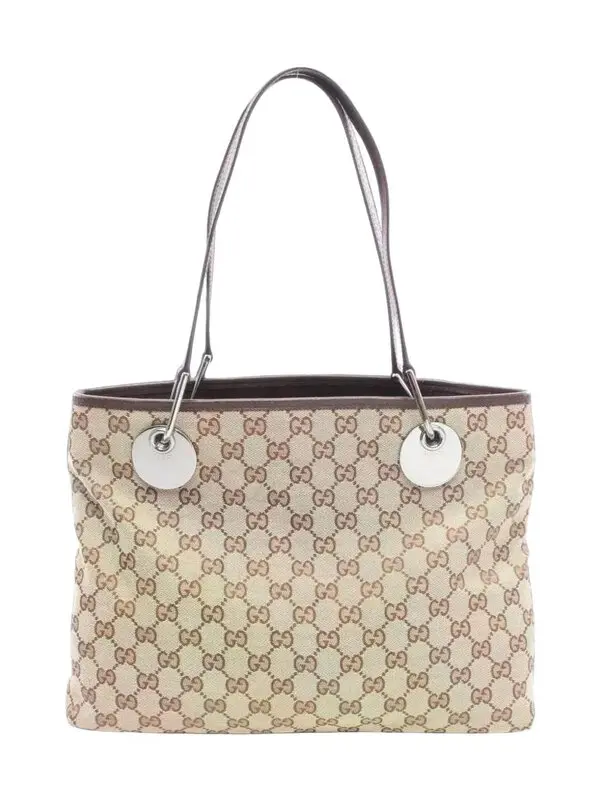 Gucci 2000s Gg Canvas Tote Bag - Neutrals