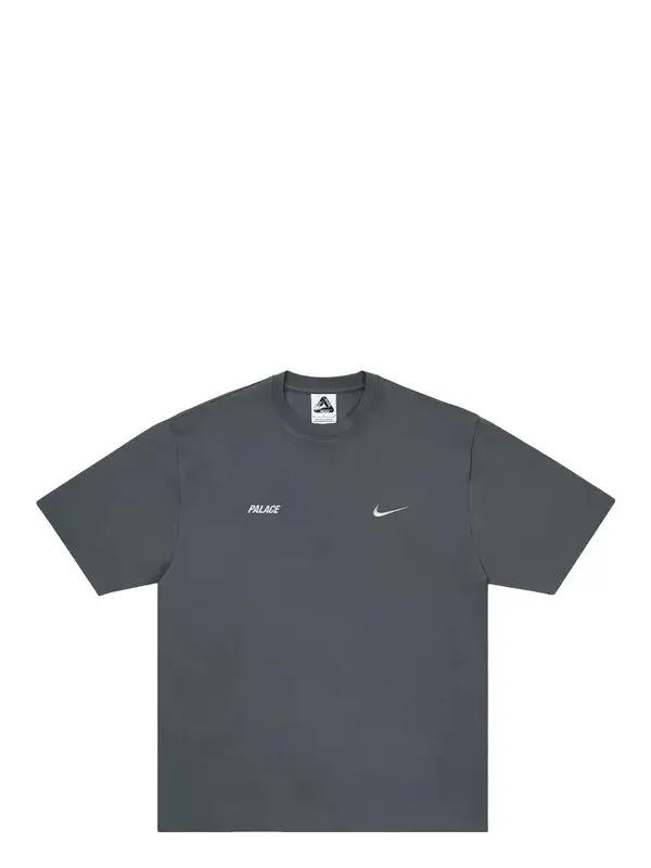 PALACE X Nike Font Swoosh Logo-print T-shirt - Grey