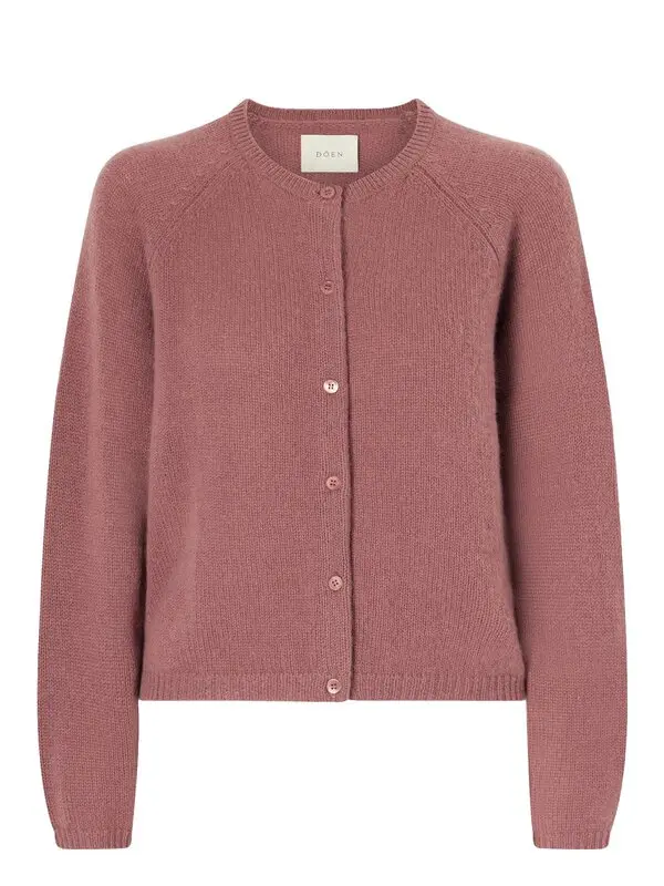 DÔEN Peroline Cashmere Cardigan - Red
