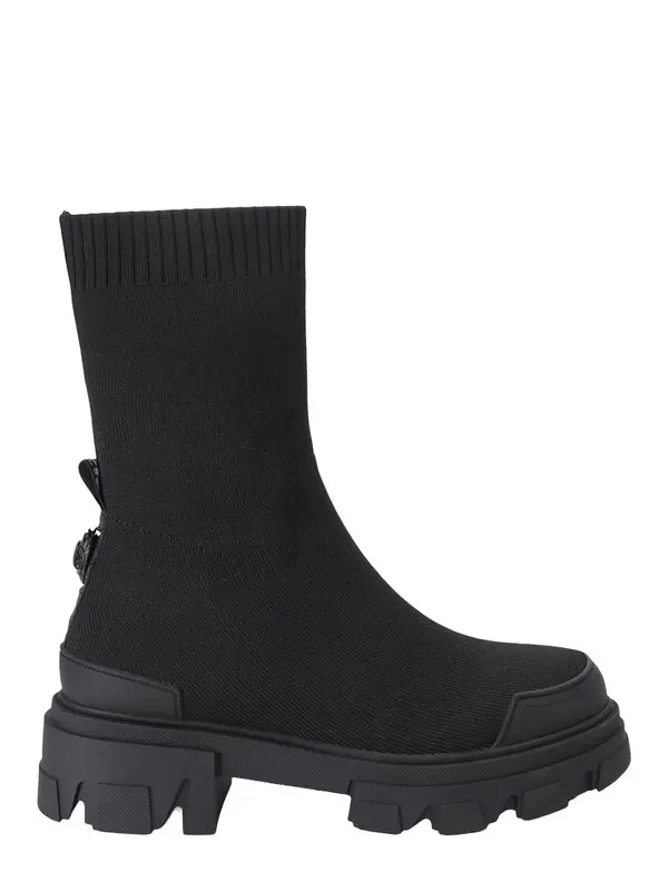 Kurt Geiger Stomp Sock Ankle Boots - Black