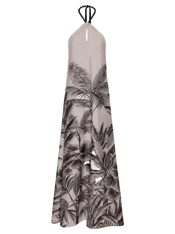 ANDRES OTALORA Embellished Tropical Maxi Dress - Print