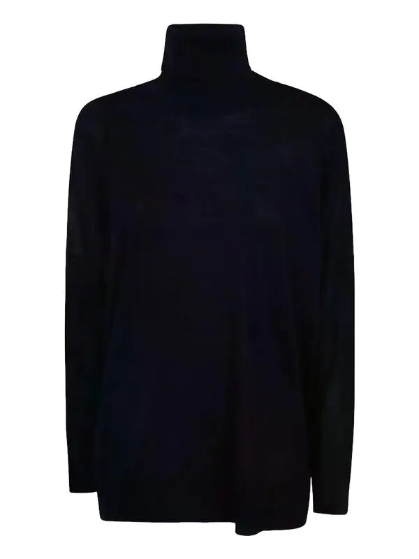 Laboratorio Capri Roll-neck Wool Sweater - Blue
